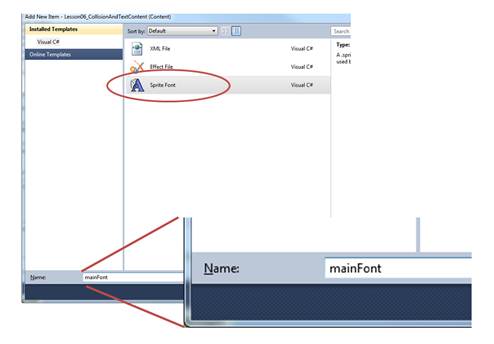 Defcom1 - XNA Level 1 Lesson 6 XNA Collision Detection and Text